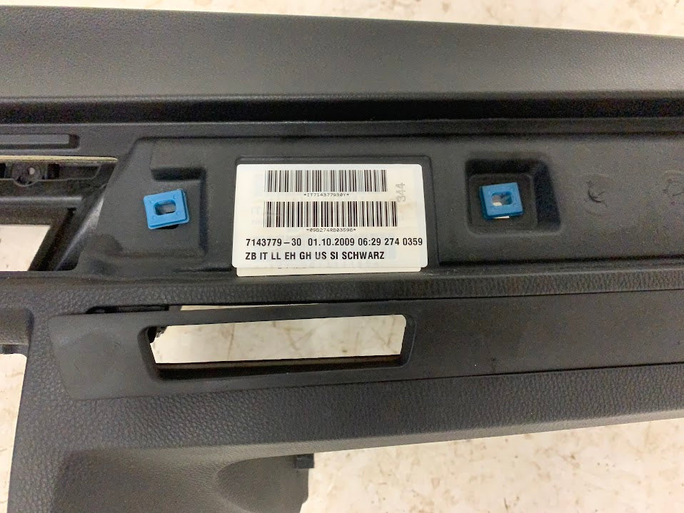 BMW E90 E91 E92 3 Series Black Non-iDrive Dashboard 7143779 – Proper ...