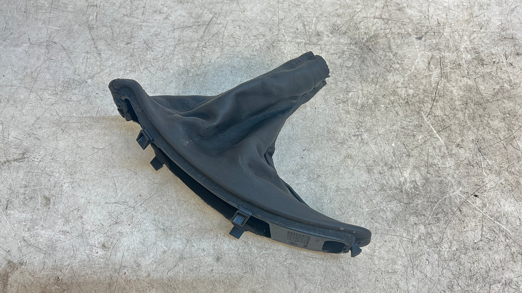 BMW E90 E91 E92 E93 3 Series Black Leather Parking Brake Handle Boot 3 ...