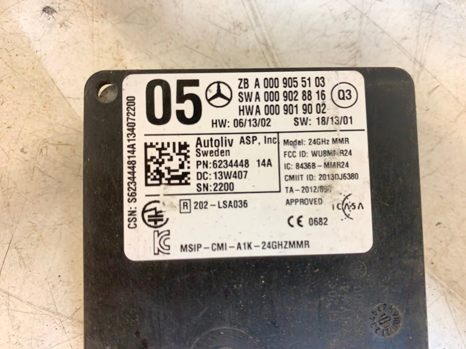 Mercedes-Benz C117 CLA250 Front Radar Distronic Sensor Module W/Harnes ...