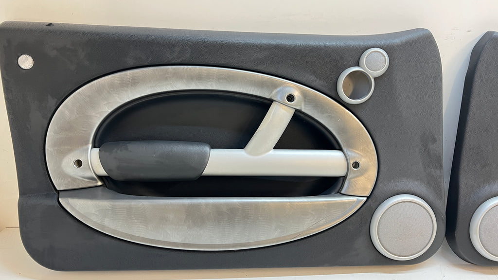 MINI R53 Cooper S JCW Front Black & Alloy Patina Harman Kardon Door Pa ...
