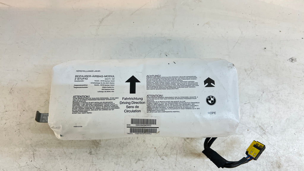 BMW E46 PASSENGER DASH AIRBAG 72126998950 – Proper Parts Co