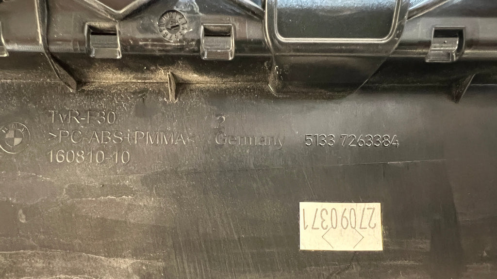 BMW F30 F31 3 Series/F80 M3 Right Front Door B Pillar Shadowline Trim ...