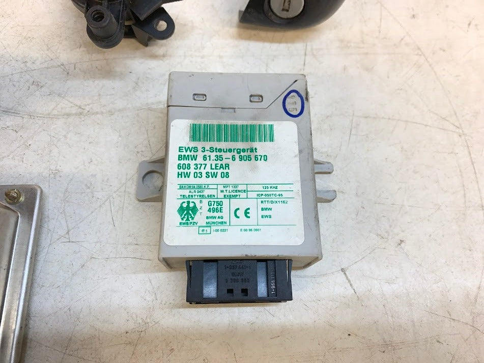 BMW E46 330Ci 325Ci M54 MS45.1 DME/ECU EWS Key Set 7548770 – Proper ...