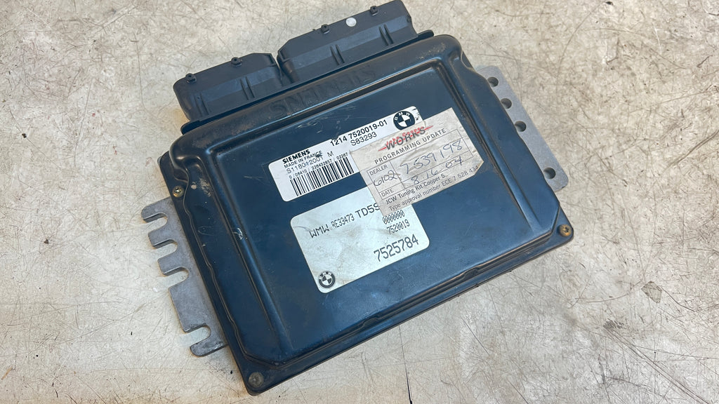 MINI R53 Cooper S JCW DME/ECU EWS & Key Set 7539198/61317072104/690567 ...