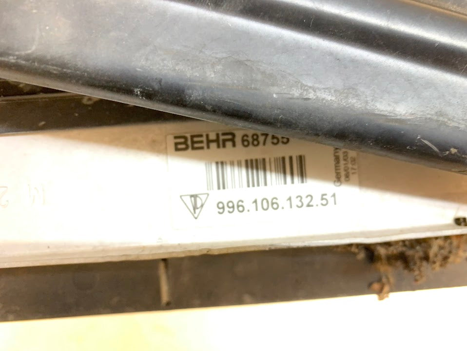Porsche 986 Boxster S Left/Driver Side Radiator/Condenser/Fan 99610613 ...