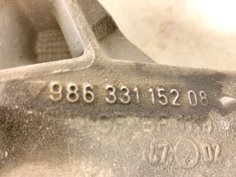 Porsche 986 Boxster S Right/Passenger Side Rear Subframe Suspension Mo ...