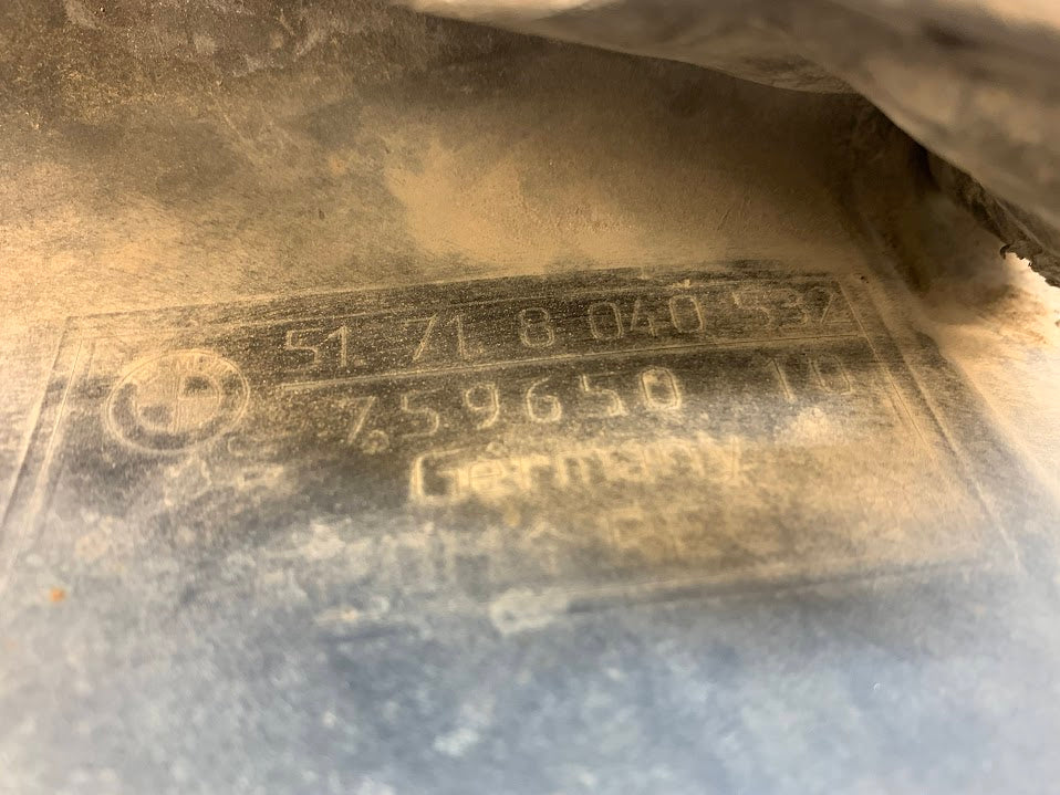 BMW E92 E93 M3 Right/Passenger Side Front Underbody Panel 8040532 ...