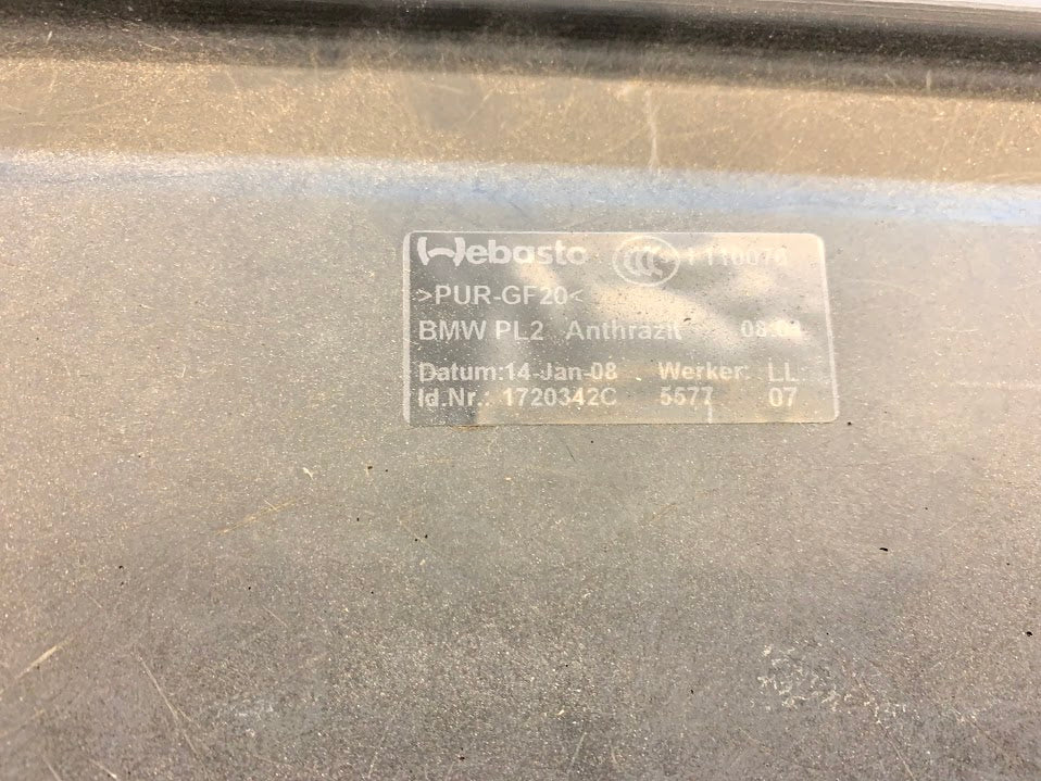 BMW E90 E92 3 Series/E82 1 Series Black Sunroof Sunshade Slider 541080 ...
