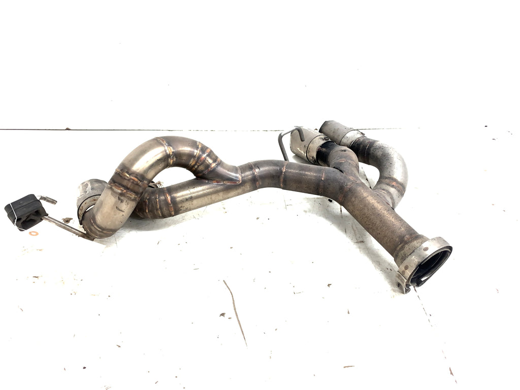 BMW E82 E88 135i N54 Custom Quad Exhaust Muffler Delete Tail Pipe ...