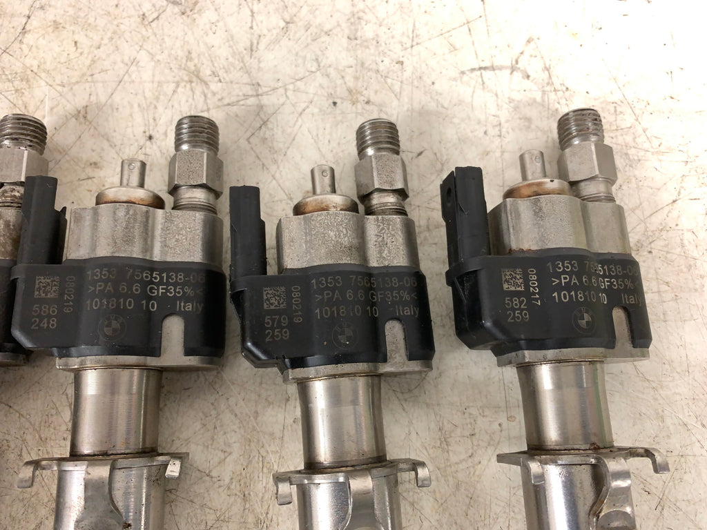 BMW E82 E88 135i E90 E92 335i N54 Fuel Injector Index 6 & 9 Set of 6 7 ...