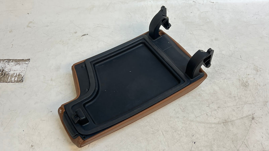BMW E90 E91 E92 E93 3 Series Saddle Brown Leather Center Console Arm R ...