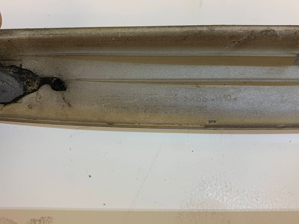 BMW E46 Coupe Rear Right Panel Trim Molding Aftermarket Paint 8208674 ...