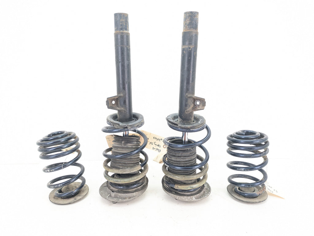 BMW E46 M3 Convertible Front/Rear H&R Sport Springs & Front Struts 228 ...