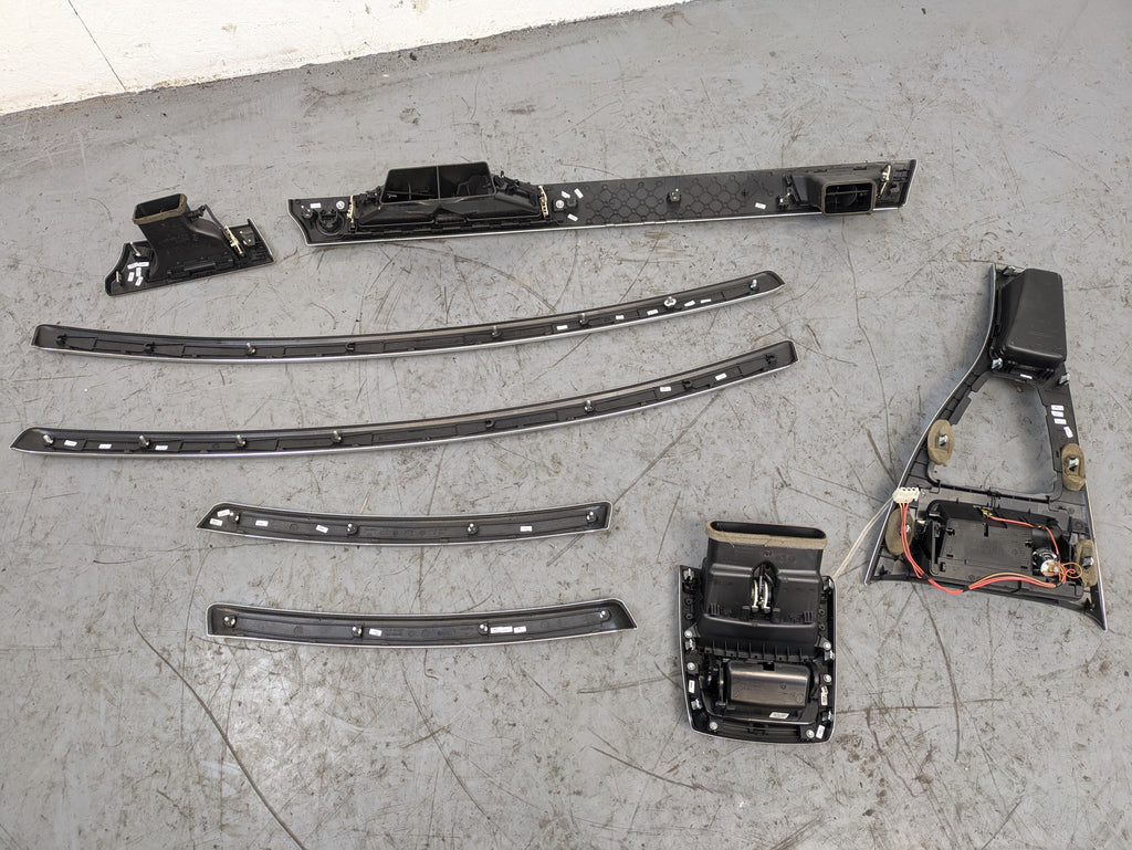 BMW E92 335i 328i M Sport Glacier Silver Non-iDrive Interior Trim Set ...