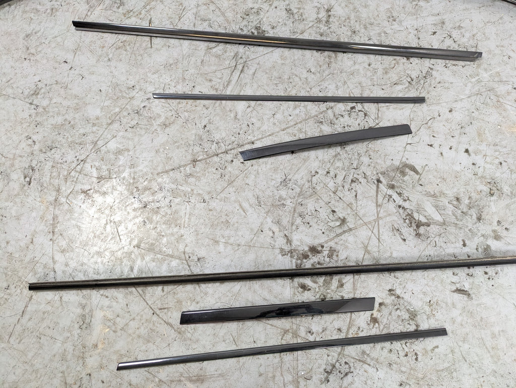 BMW E92 335i 328i M3 Shadowline/Gloss Black Exterior Window Trim Set ...