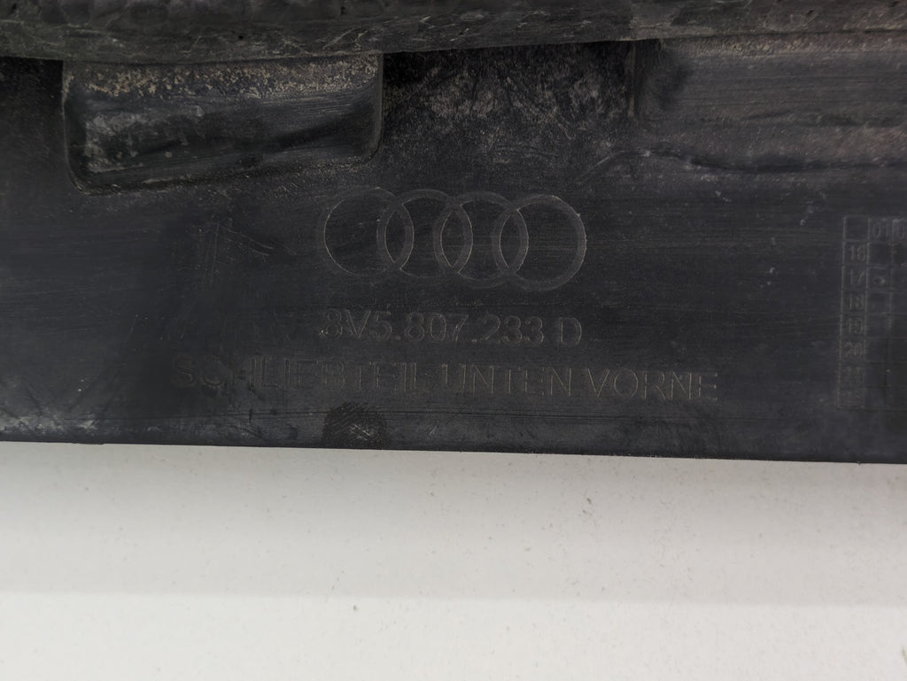 Audi 8V RS3 Lower Front Bumper Plate 8V5807233D – Proper Parts Co