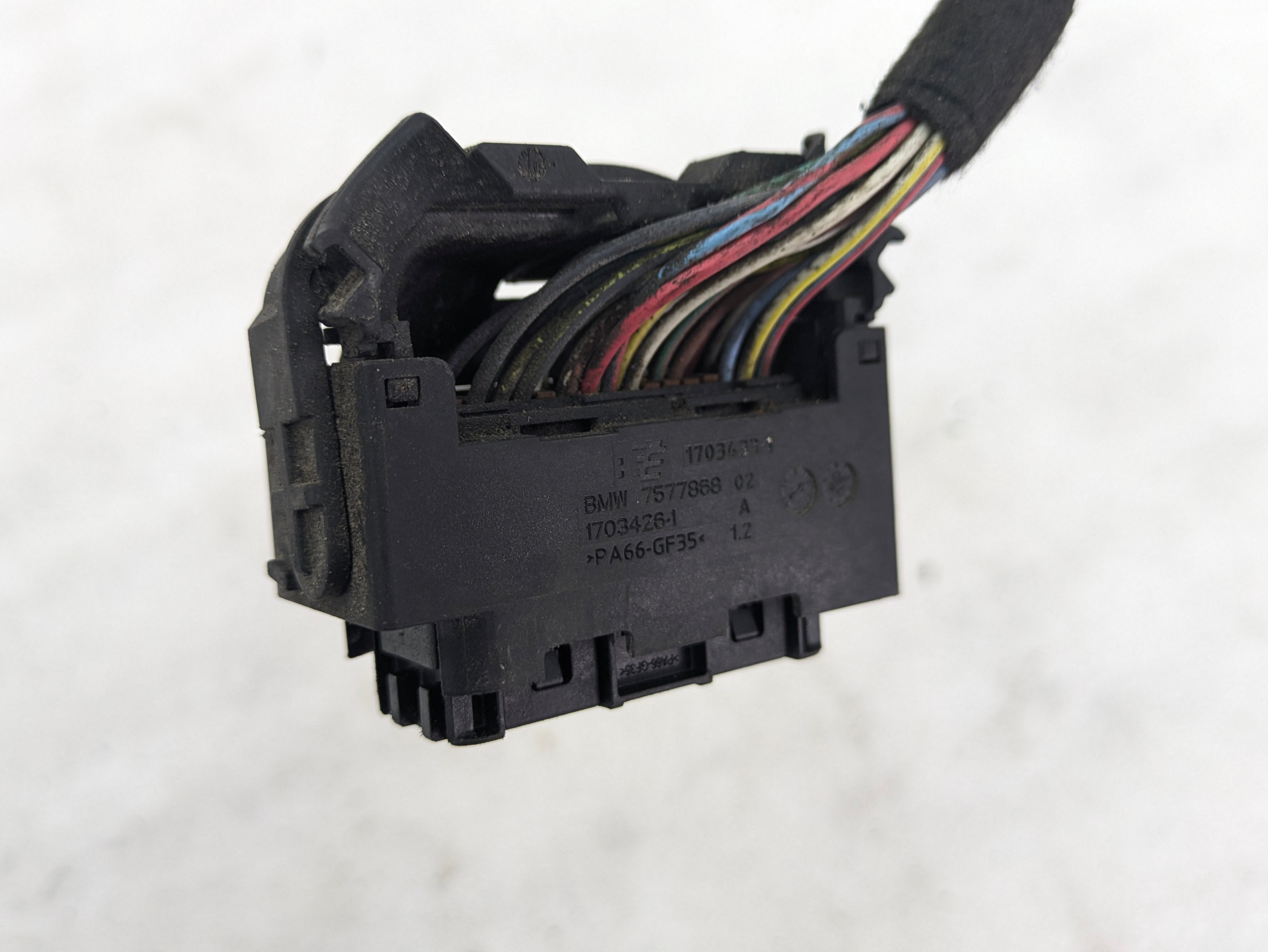 BMW E92 E90 E93 335i N55 Engine ECU to Chassis Pig Tail Harness Plug 7 ...