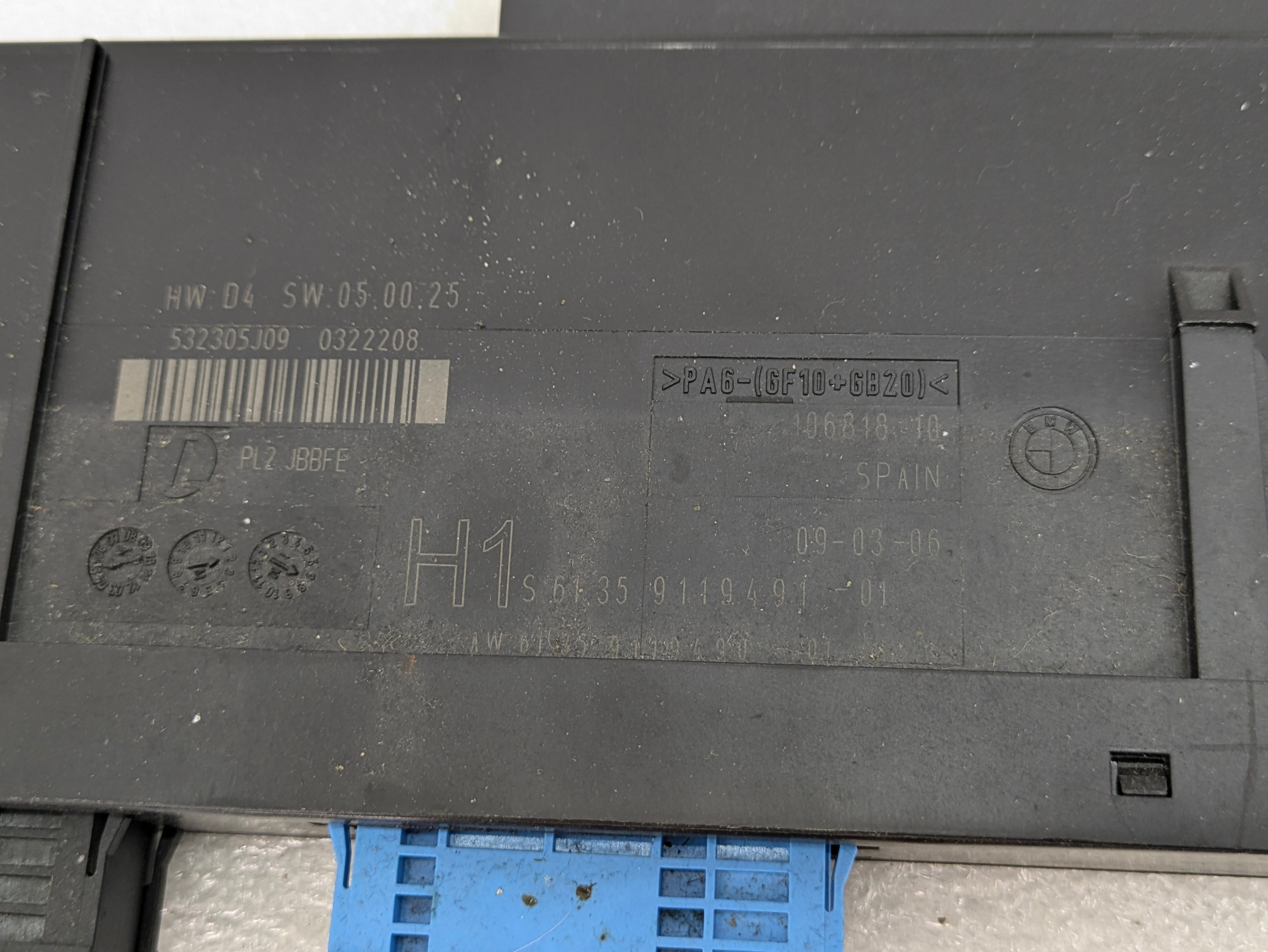 BMW E90 E91 E92 E93 3 Series Junction Box BCM Body Control Module 9119 ...