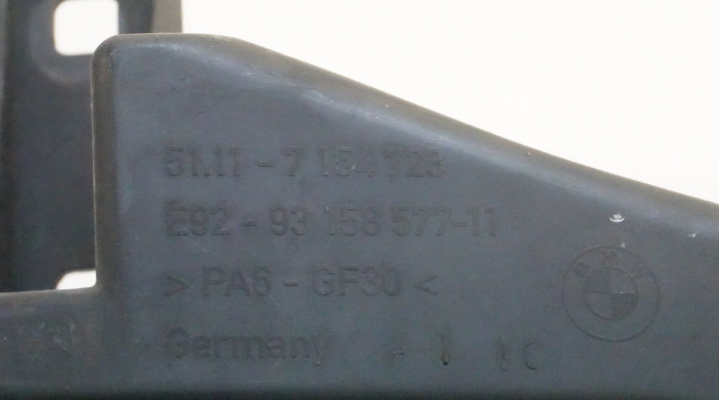 BMW E92 DRIVER SIDE HEADLIGHT BRACKET 51117154723 – Proper Parts Co